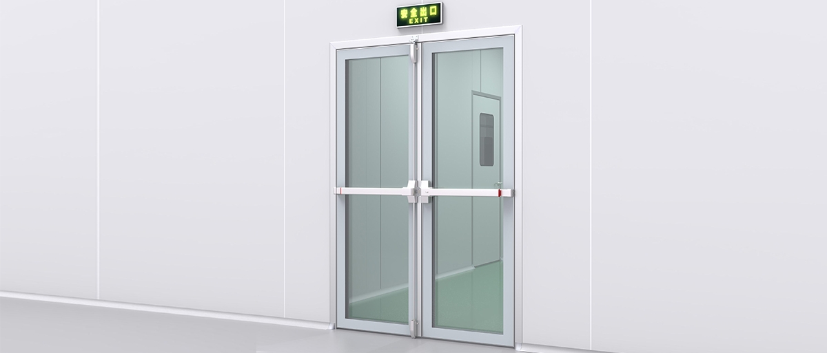 Hermetic Glass Swing Doors for Hospitals
