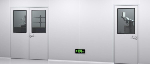 Double Leaf Cleanroom Door Improves Workflow Efficiency in Medical ...